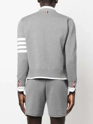 Thom Browne 4-bar Stripe Cotton Cardigan