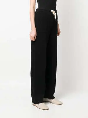 Brunello Cucinelli Ribbed-knit Straight-leg Trousers