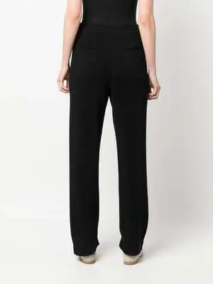 Brunello Cucinelli Ribbed-knit Straight-leg Trousers