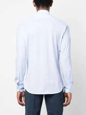 TRAIANO MILANO Longsleeved Pointed-collar Shirt