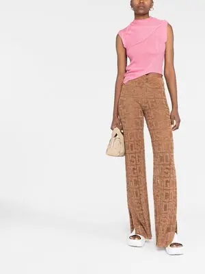 Gcds Crochet High-waisted Trousers