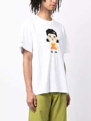 MOSTLY HEARD RARELY SEEN Red Light Green Light Cotton T-shirt