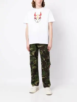 MOSTLY HEARD RARELY SEEN Slogan-print Cotton T-shirt