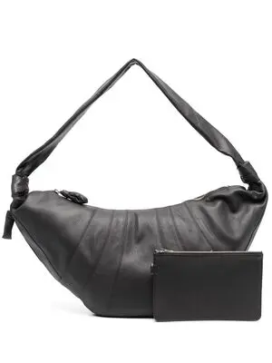 LEMAIRE Croissant Leather Shoulder Bag - Brown