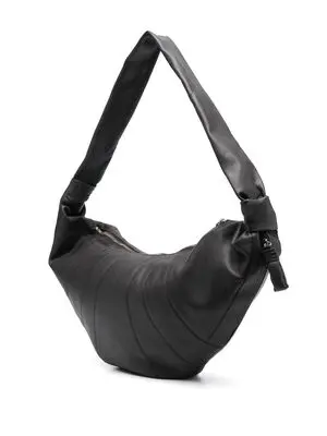 LEMAIRE Croissant Leather Shoulder Bag - Brown
