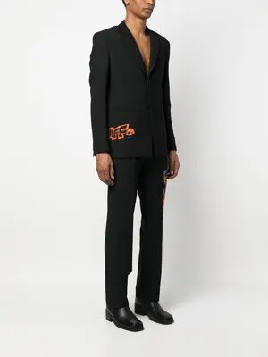 Off-White Graf Coupe Strap Single-breasted Blazer