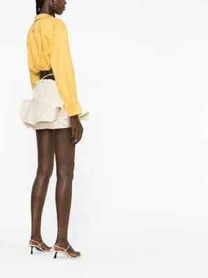 Jacquemus Le Papier Bolero Shirt - Yellow