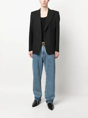 Dolce & Gabbana Sicilia-fit Double-breasted Blazer - Black