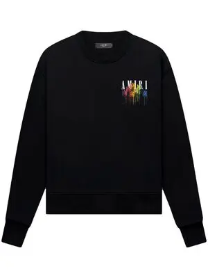 Amiri Drip Logo-print Sweatshirt