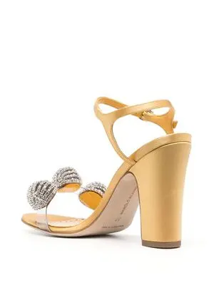 Manolo Blahnik Ostria 90mm Star-embellished Sandals - Yellow