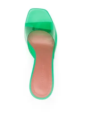 Amina Muaddi 95mm Lupita Glass Sandals