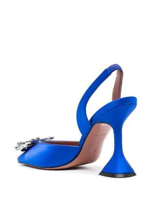 Amina Muaddi Begum 100mm Slingback Pumps