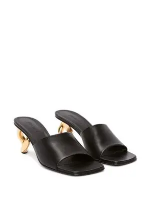 JW Anderson Chain Heel Leather Sandals