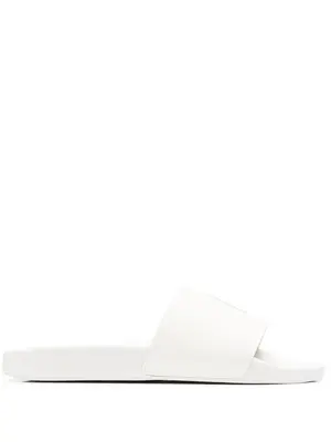 Polo Ralph Lauren Signature Pony Slides - White