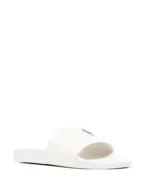 Polo Ralph Lauren Signature Pony Slides - White