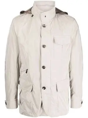 MOORER Porto Lightweight Jacket - Neutrals