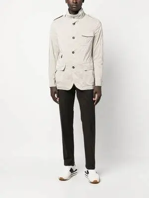 MOORER Porto Lightweight Jacket - Neutrals