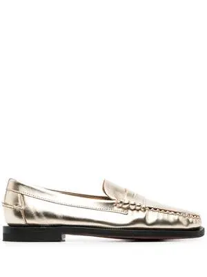 SEBAGO Metallic-finish Round-toe Loafers