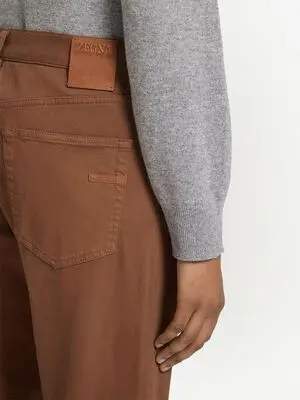 Zegna Roccia Slim-fit Jeans - Brown