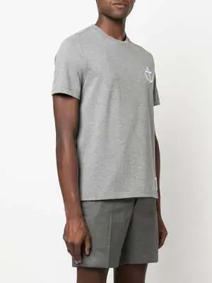 Thom Browne Anchor-embroidered Cotton T-shirt