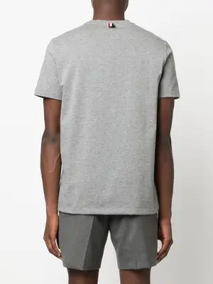 Thom Browne Anchor-embroidered Cotton T-shirt