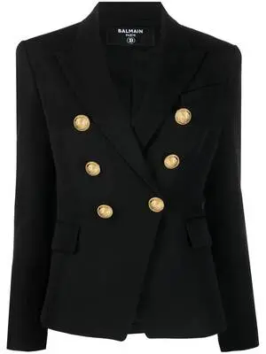 Balmain Double-breasted Fitted Jacket