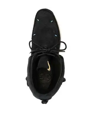 Visvim Lhamo Folk Suede Sneakers - Black