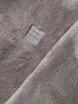 SOHO HOME House Logo-embroidered Robe - Grey
