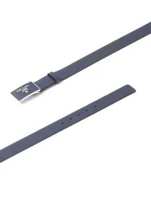 Prada Saffiano Leather Belt - Blue