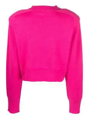 ROTATE BY BIRGER CHRISTENSEN Shandy Rhinestone-embellished Jumper - Pink