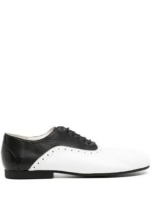 Comme Des Garçons Two-tone Leather Derby Shoes