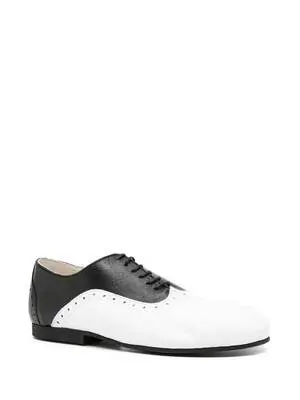 Comme Des Garçons Two-tone Leather Derby Shoes