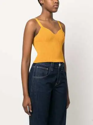 Vince Ribbed-knit Bralette Top