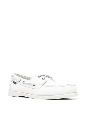 SEBAGO Lace-up Whipstitch Loafers - White