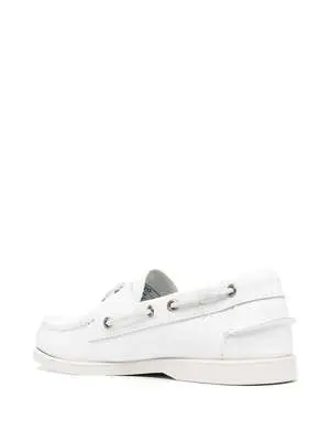 SEBAGO Lace-up Whipstitch Loafers - White