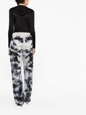 Versace Cowl-neck Long-sleeved Bodysuit