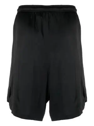 LANEUS Elasticated Waistband Cotton Shorts
