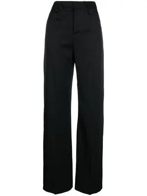 Blanca Vita Black Wash Pants For Women