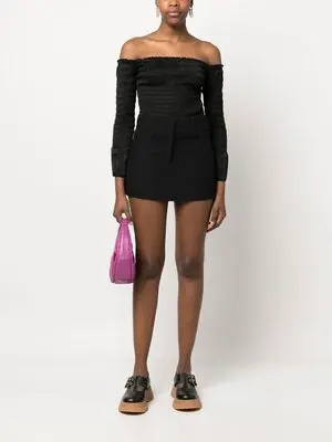 BLANCA VITA Mini Skirt - Black