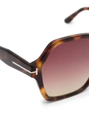 TOM FORD Geometric-framed Sunglasses