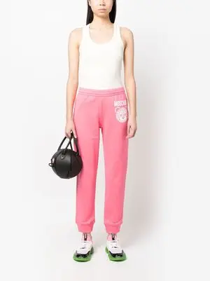 Moschino Teddy Bear Organic Cotton Track Trousers