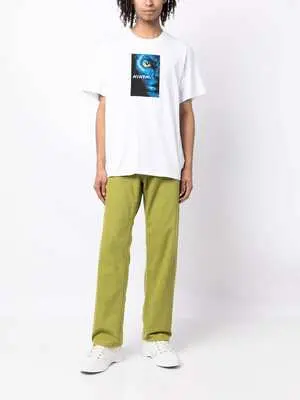 MOSTLY HEARD RARELY SEEN Blue People Cotton T-shirt