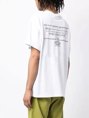 MOSTLY HEARD RARELY SEEN Blue People Cotton T-shirt