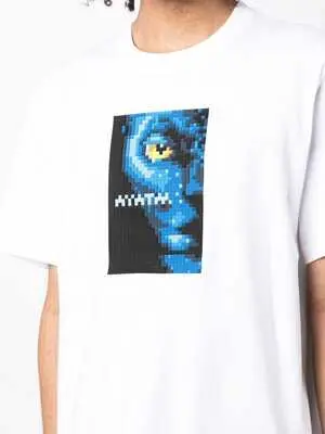 MOSTLY HEARD RARELY SEEN Blue People Cotton T-shirt
