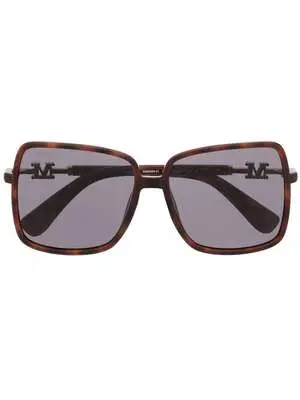Max Mara Oversized Square-frame Sunglasses - Brown