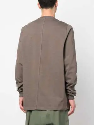 Rick Owens Long-sleeve Cotton T-shirt - Brown