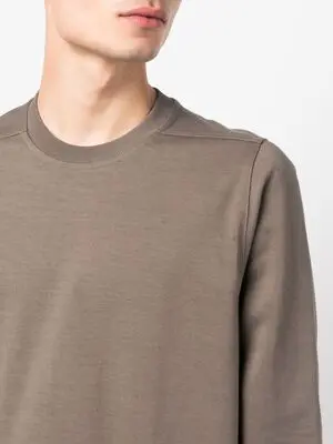 Rick Owens Long-sleeve Cotton T-shirt - Brown