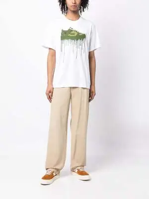 MOSTLY HEARD RARELY SEEN Green Louis Cotton T-shirt
