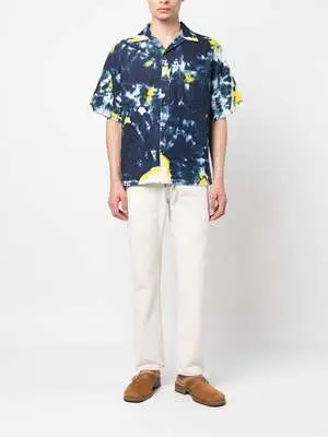 Alanui Abstract-print Shirt-sleeve Shirt