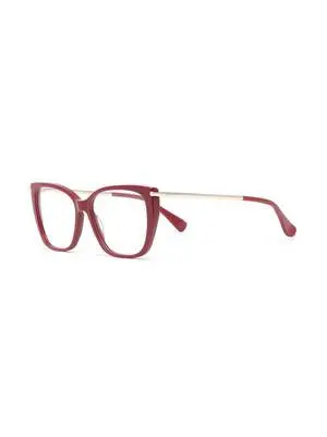 Max Mara Cat-eye Frame Eyeglasses - Red